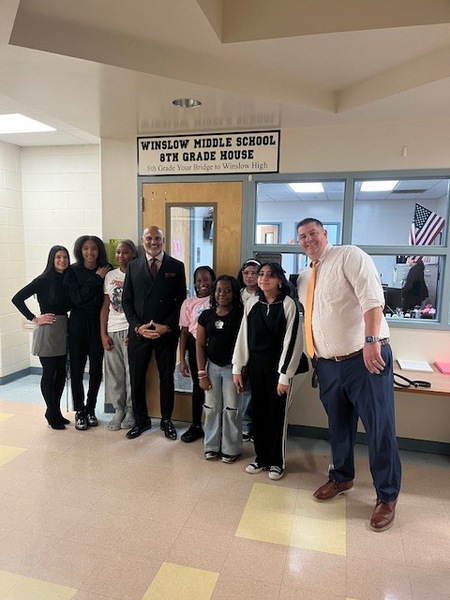 Interim Superintendent Mr. Pease Meets with 7th Grade Journalism ...